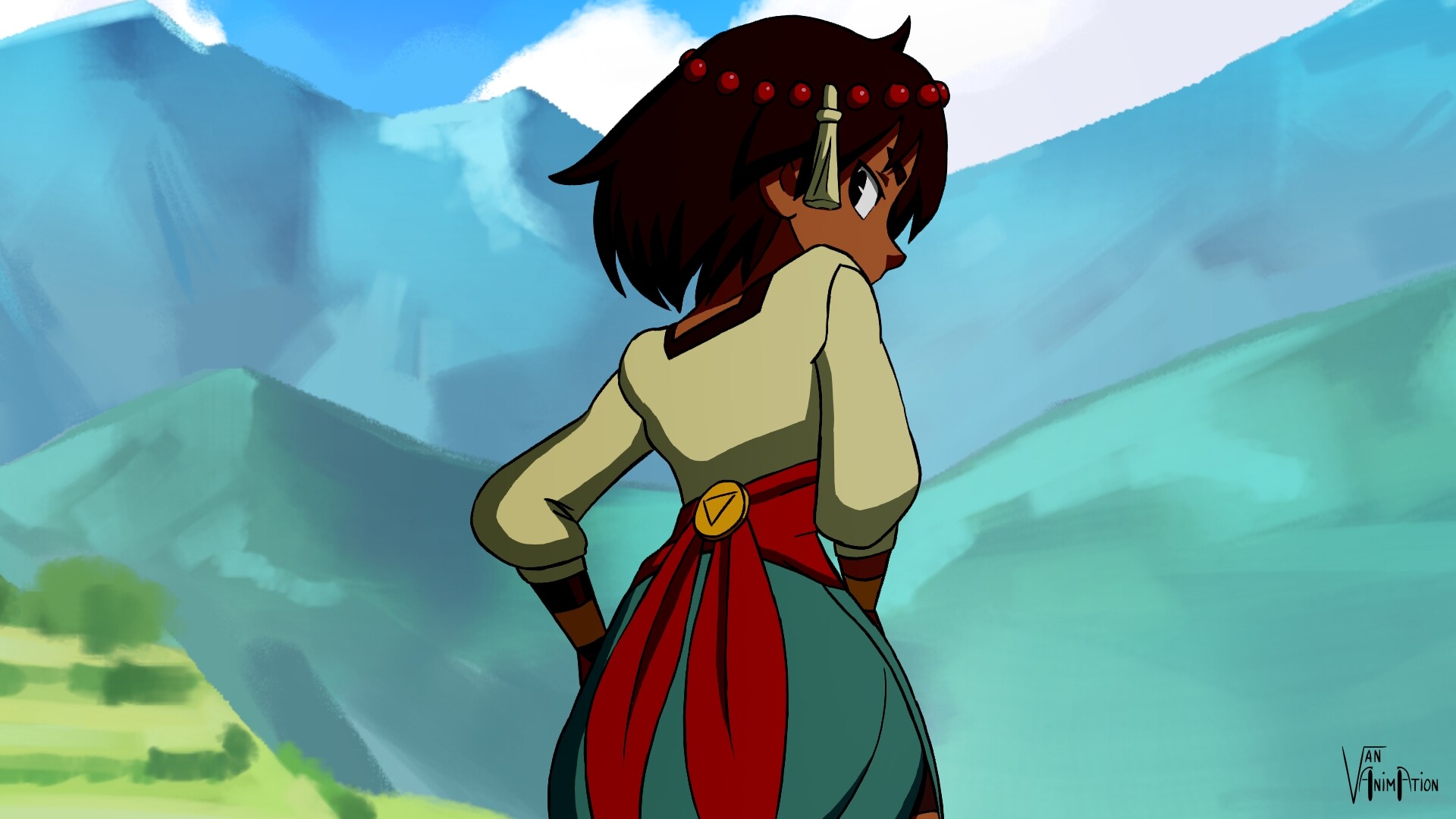 ArtStation - Ajna Indivisible Fan Animation + Animation Breakdown
