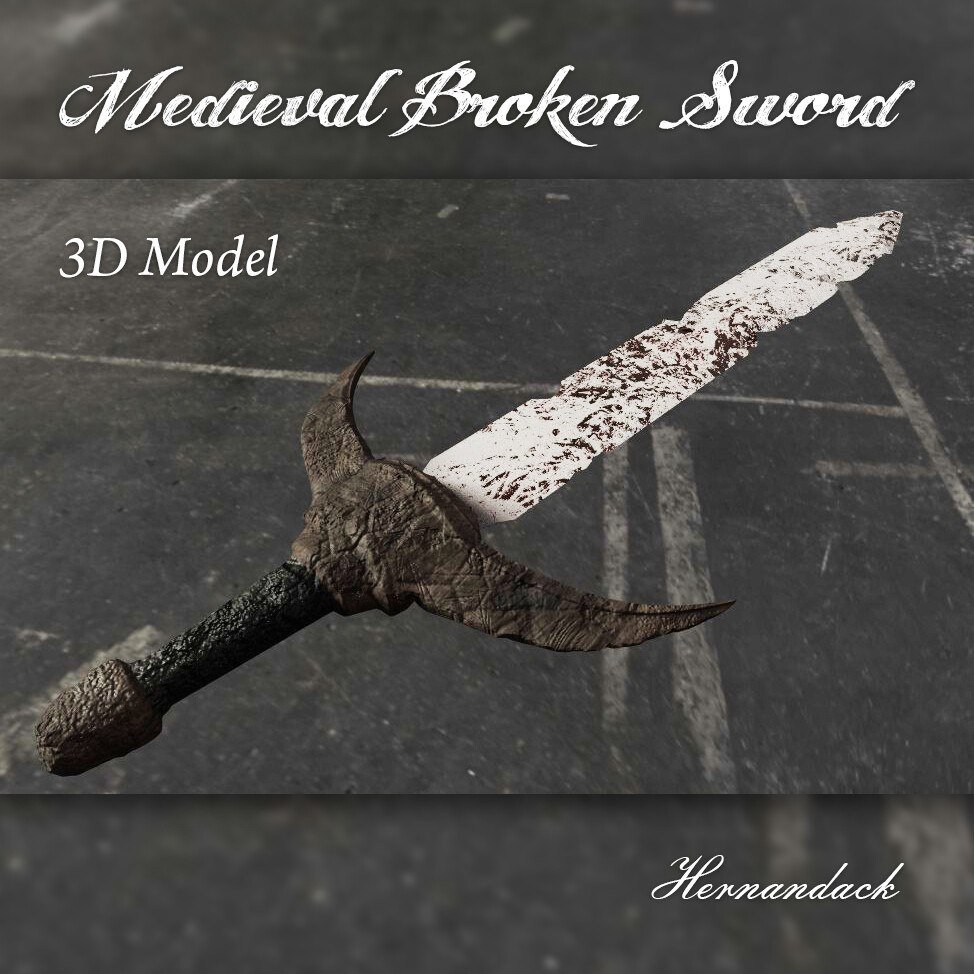 ArtStation - Medieval Broken Sword