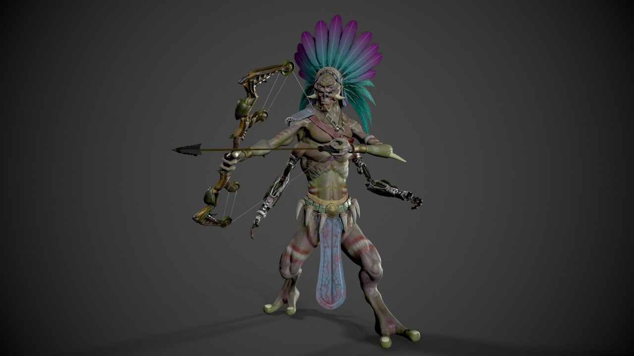 ArtStation - alien warrior