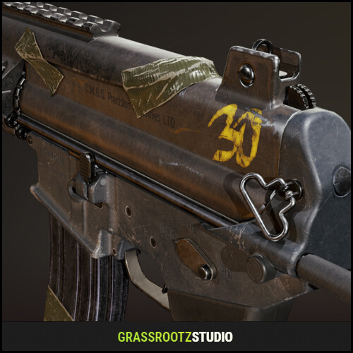 ArtStation - Daewoo Precision Industries K1A Tactical