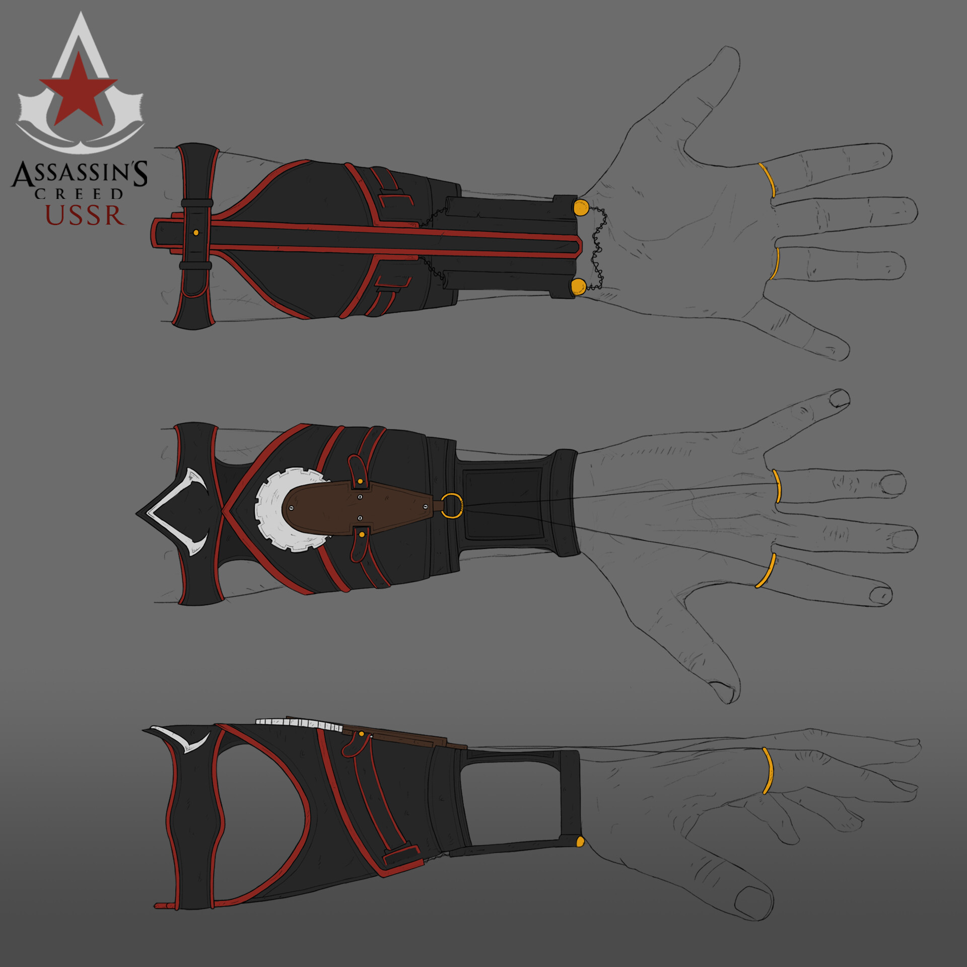 ArtStation - Weapon Design for Assassin's Creed USSR - MA Concept Art ...