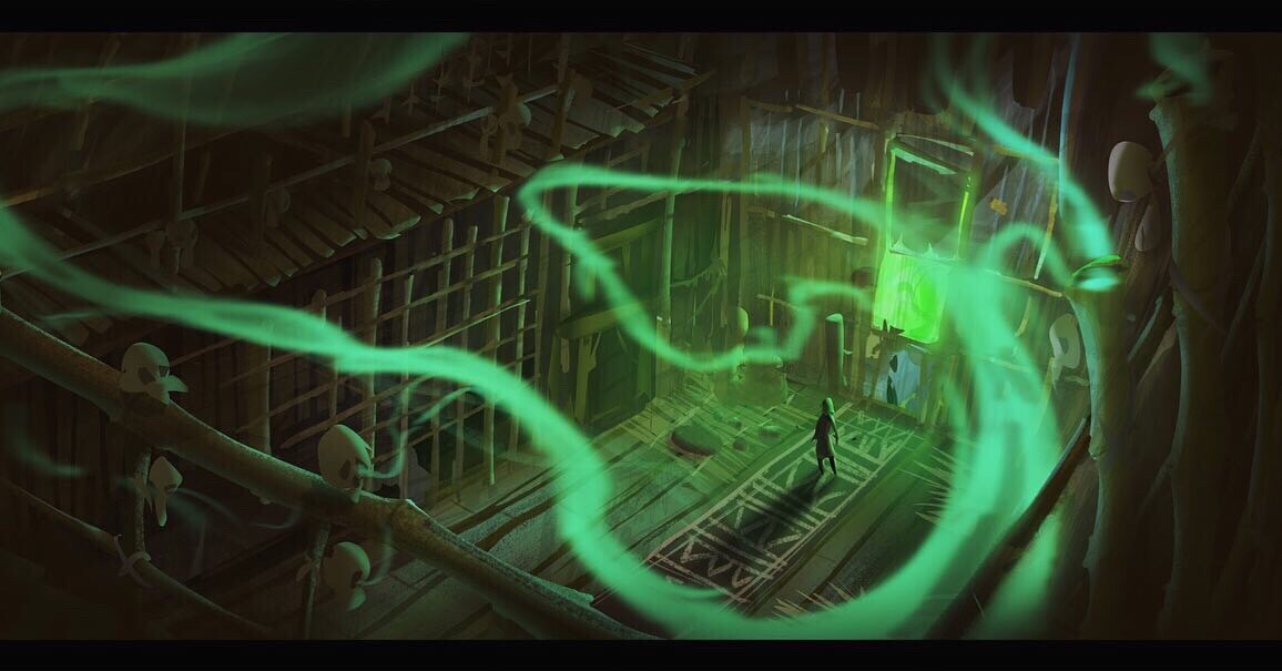 ArtStation - Inside the Witch’s Hut