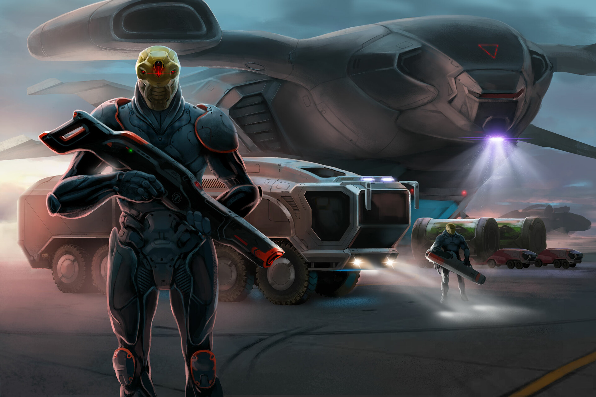 ArtStation - Alien world( ROBOTS)