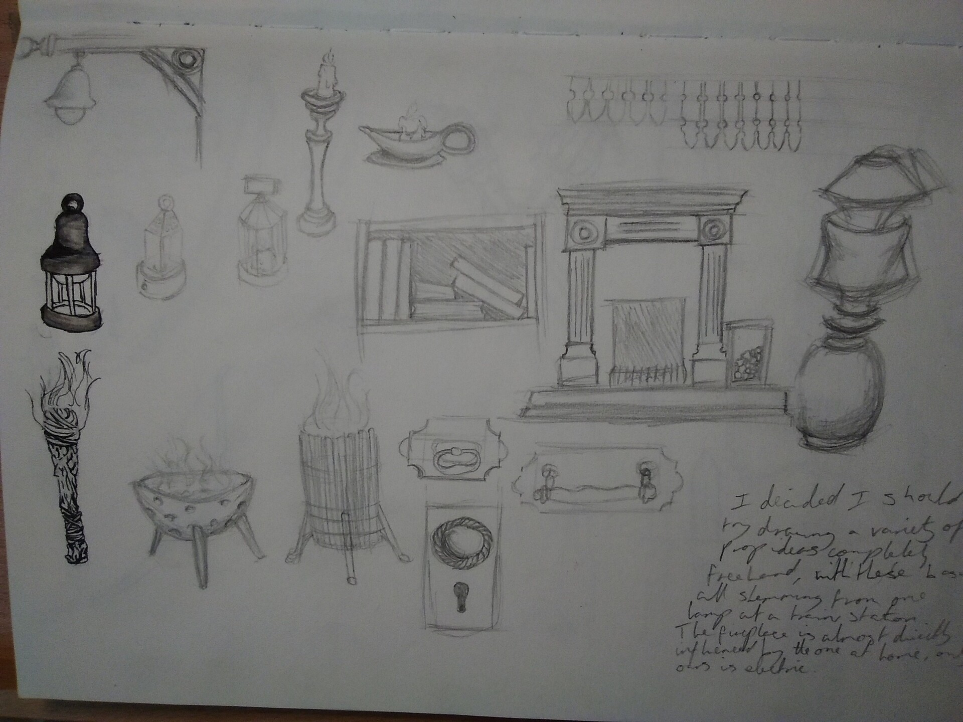 ArtStation - Potential prop sketches