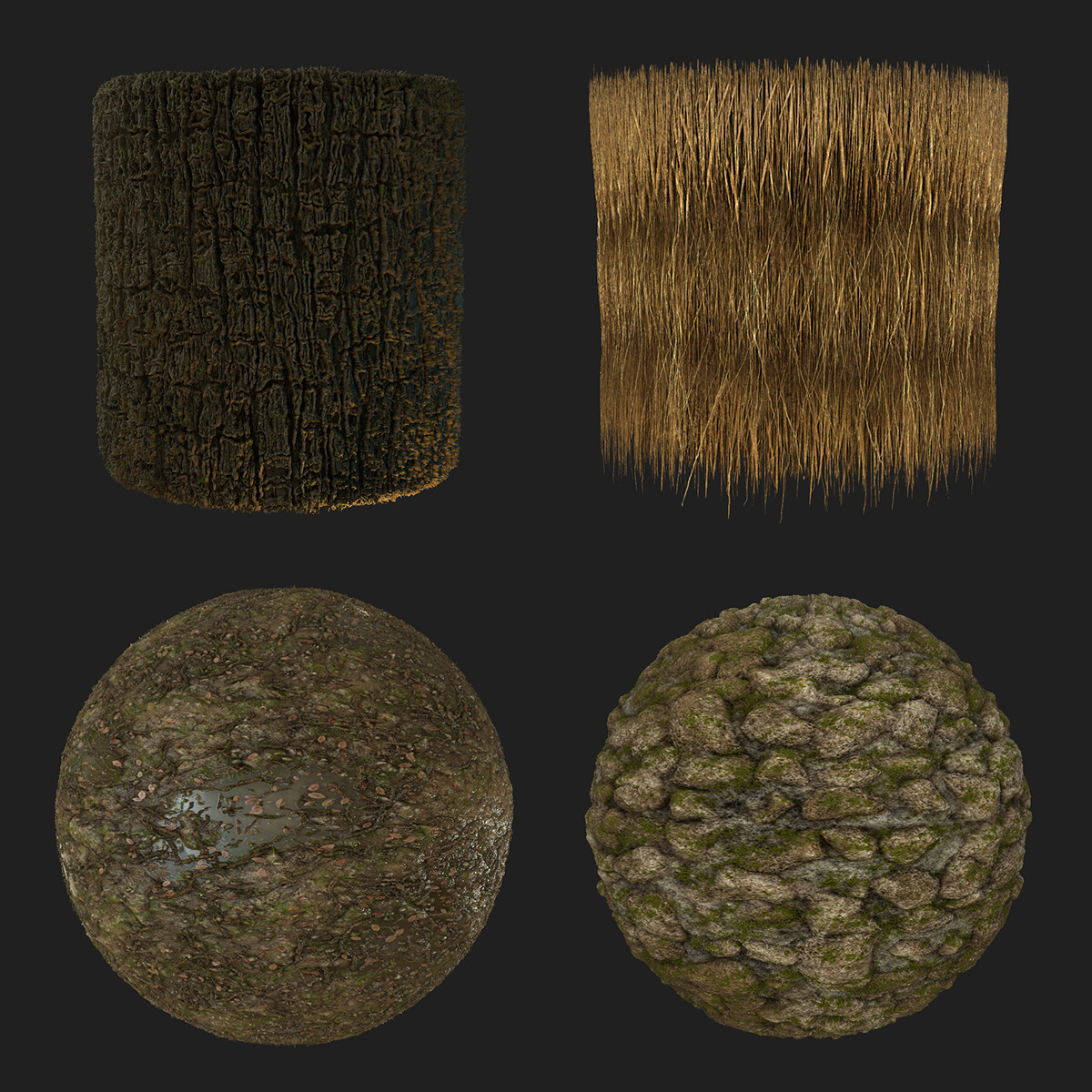 ArtStation - Hunter Cabin's material