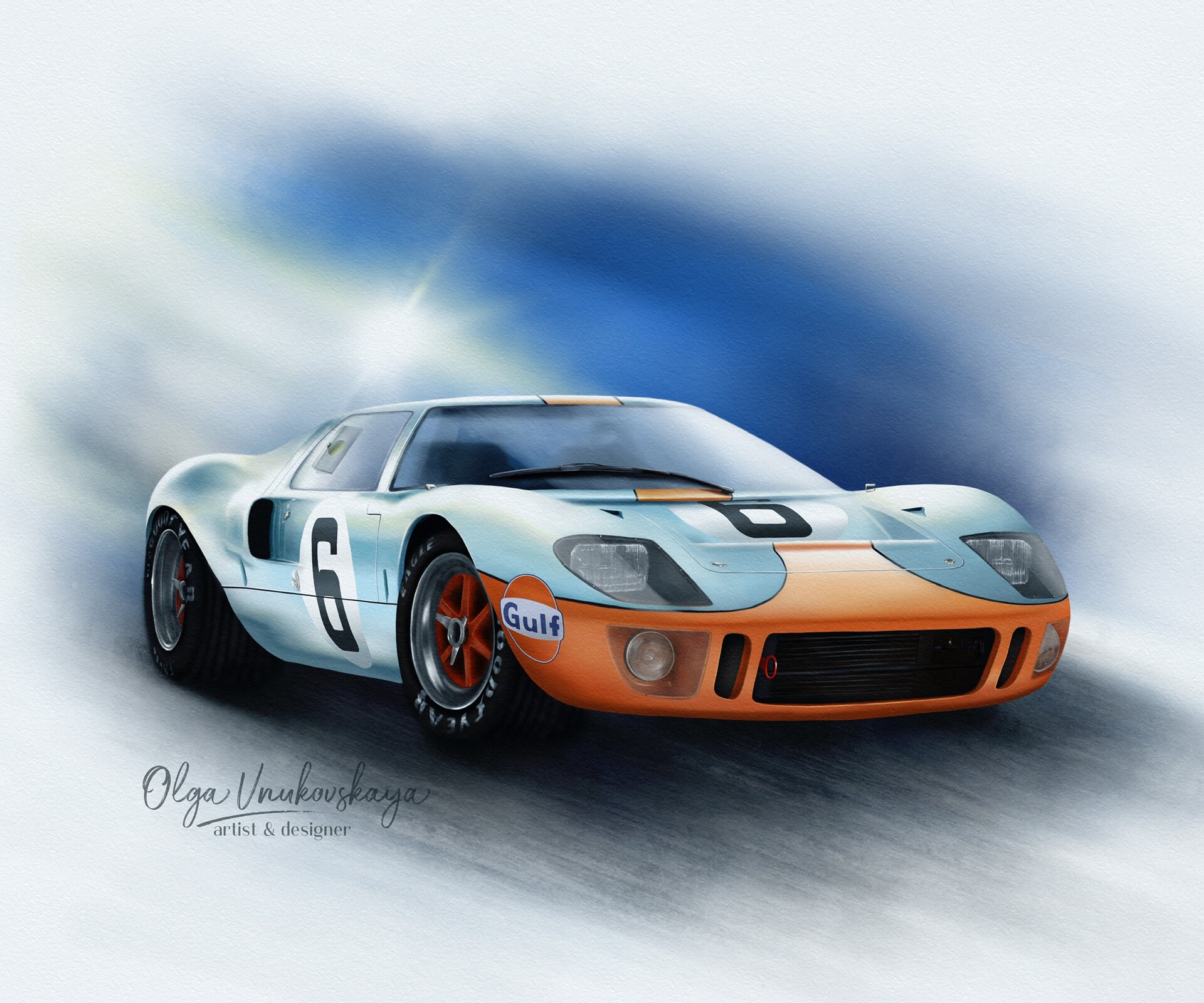 ArtStation - Ford GT40