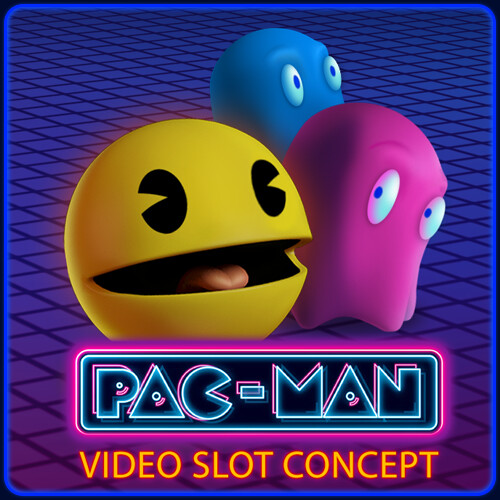 ArtStation - Pac-Man Video Slot Concept Game
