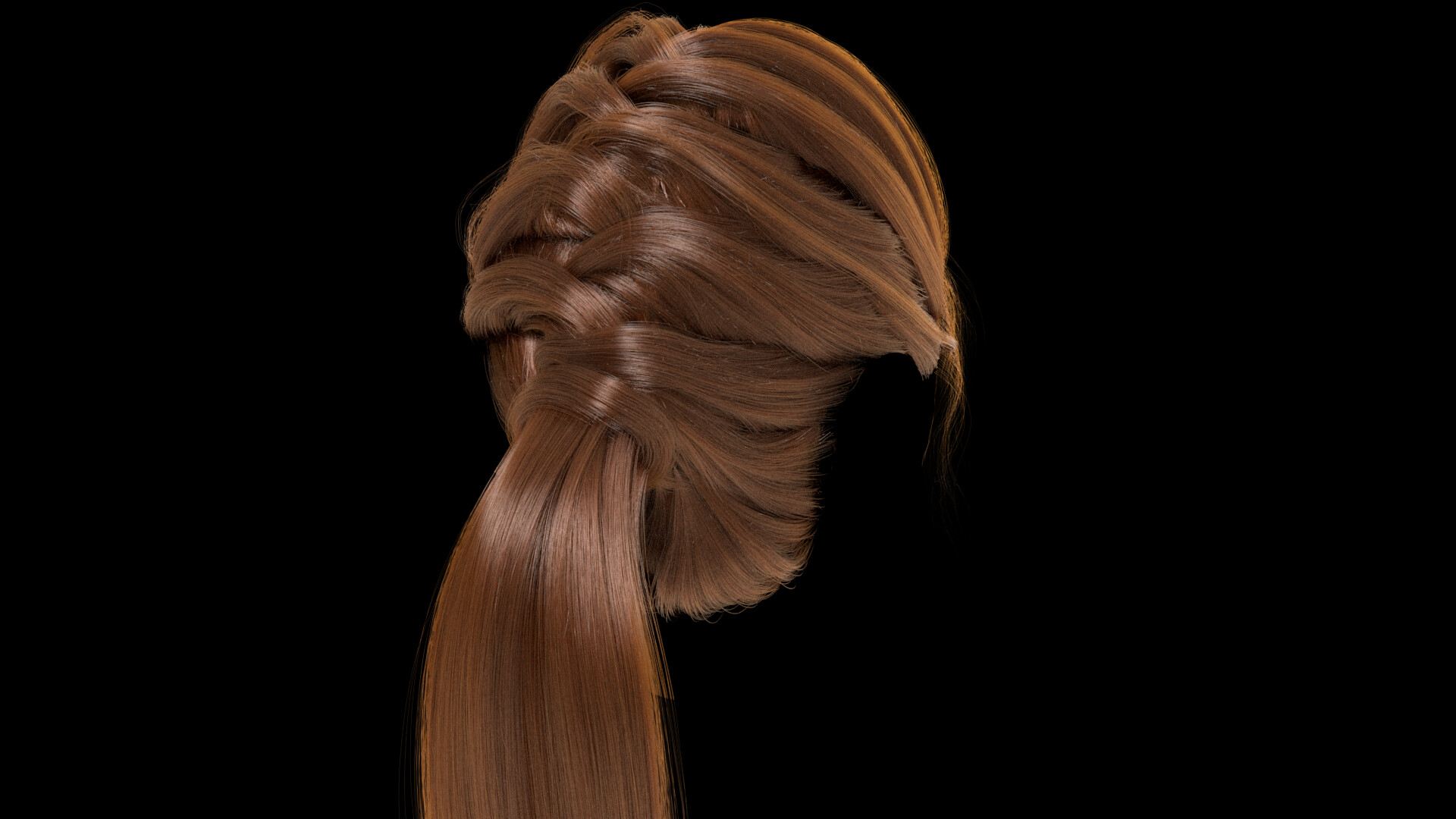 ArtStation - French Braid with XGen