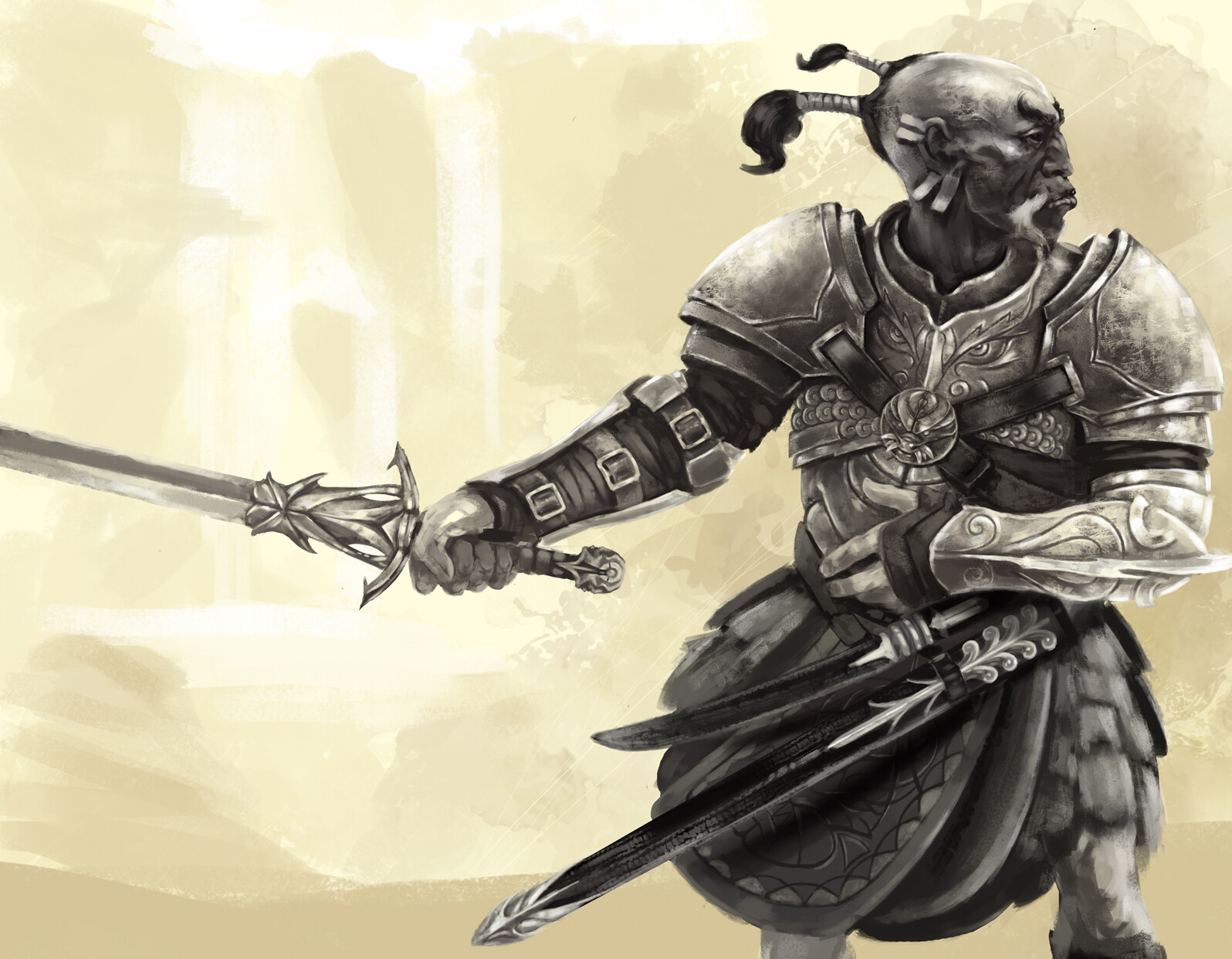 ArtStation - East warrior