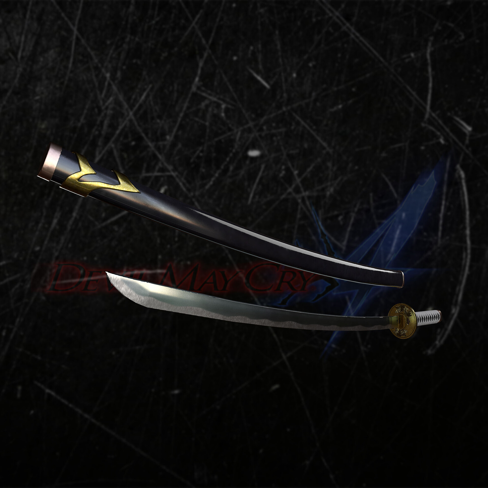 ArtStation - Devil May Cry 4 Vergil_Weapon