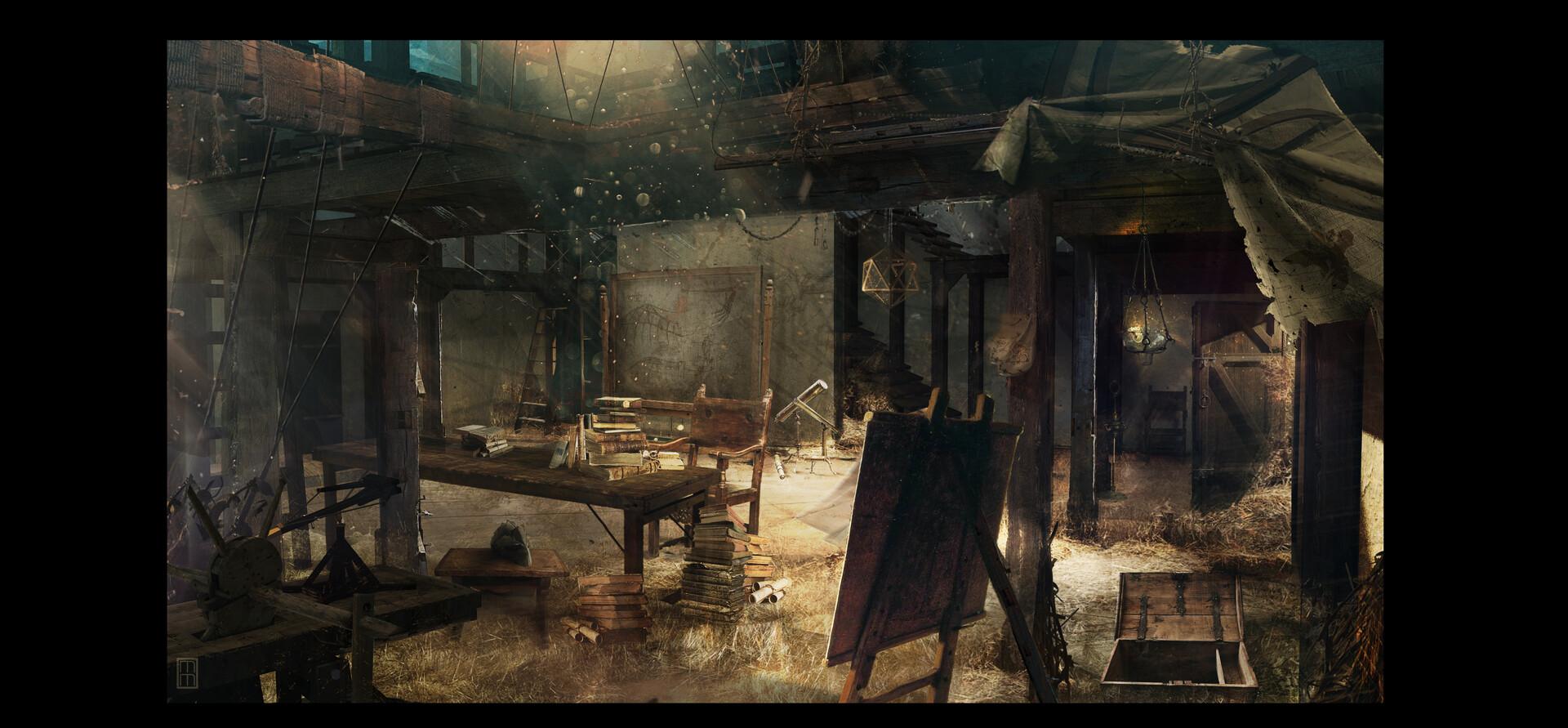 ArtStation - WHAT IF BATMAN MEETS DA VINCI