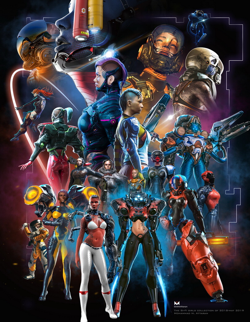 ArtStation - All the girls