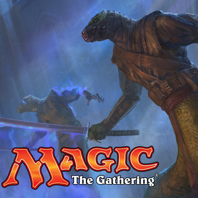 ArtStation - Mist-Clan Naga mtg