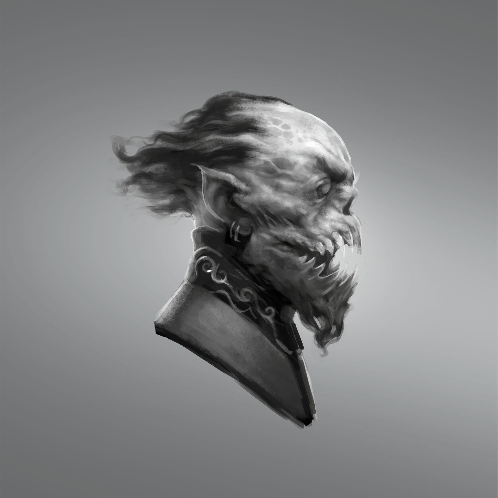 ArtStation - Evil head