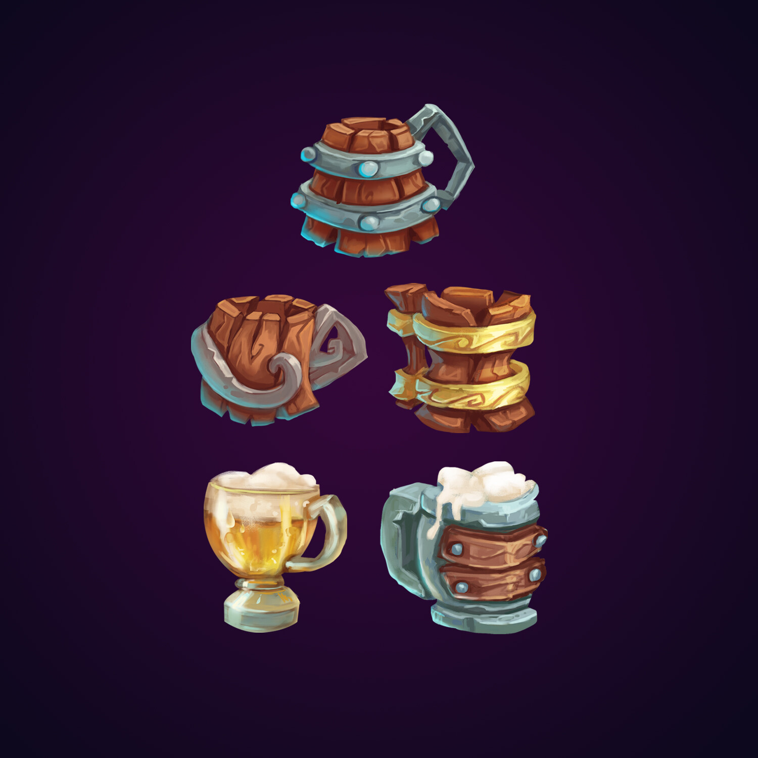 ArtStation - Beer Icons pack