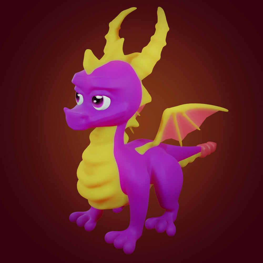 ArtStation - Spyro -fan art-