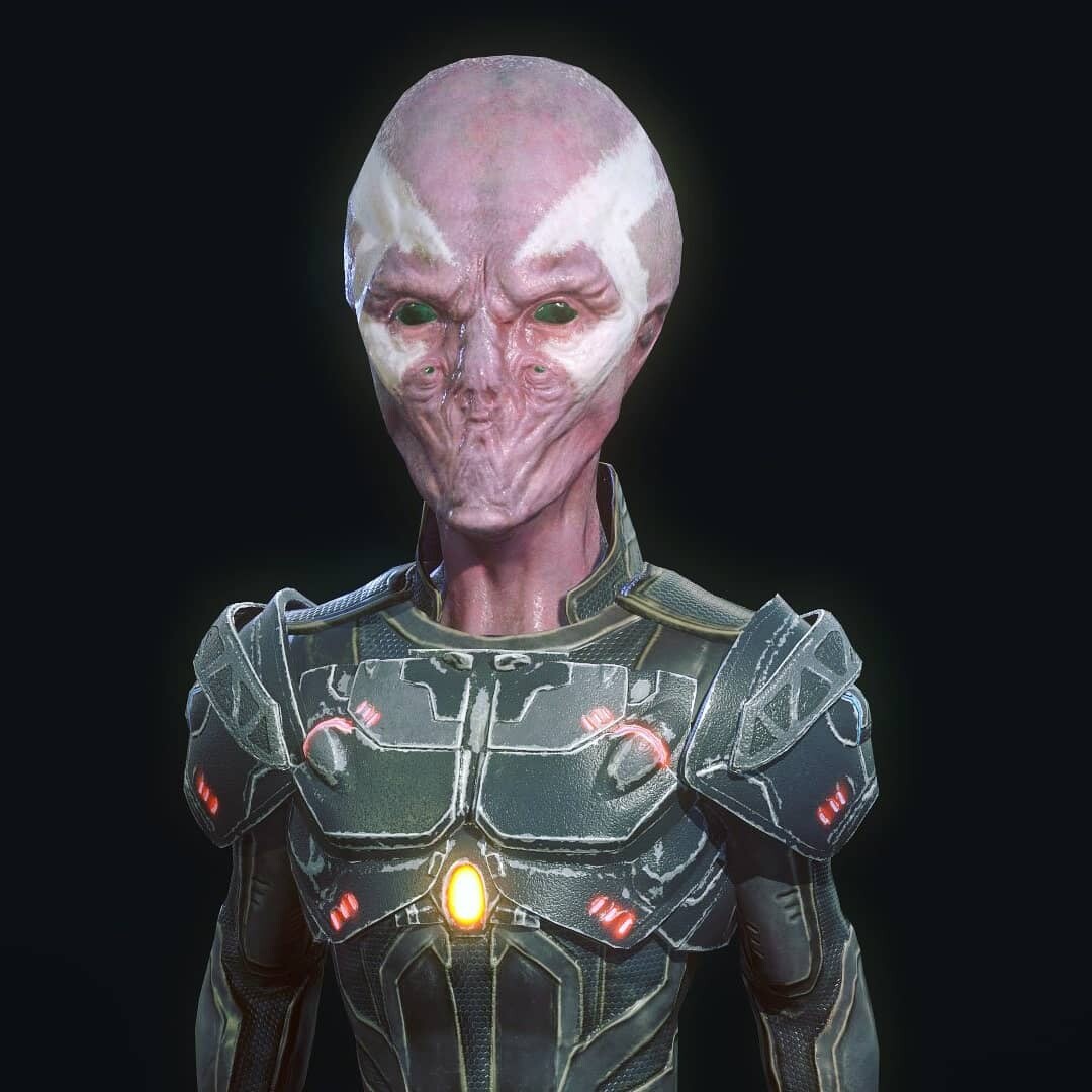 ArtStation - Alien scout