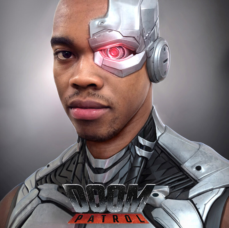 ArtStation - DCU DOOM PATROL - Cyborg Portrait