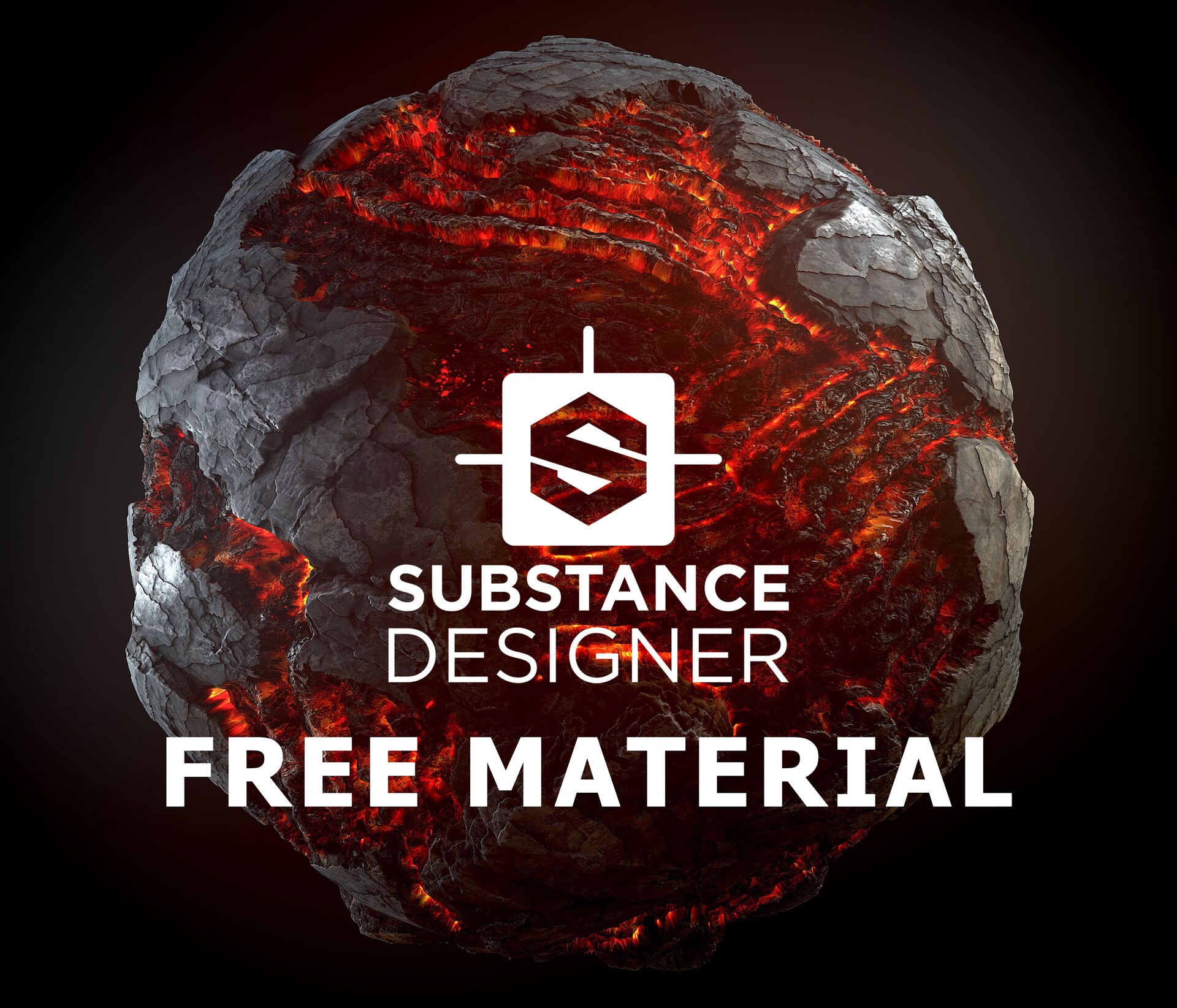 ArtStation - Lava Free substance Designer material