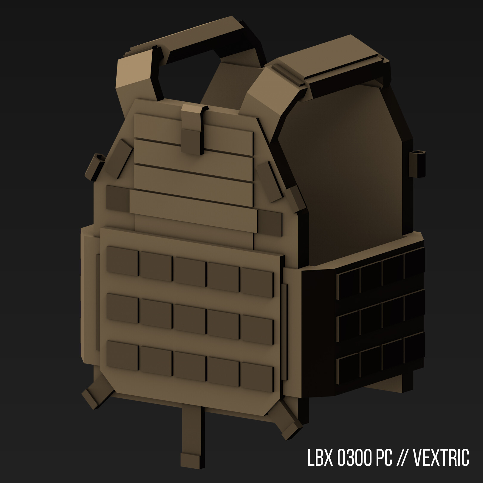 ArtStation - LBX Tactical 0300 Modular Plate Carrier