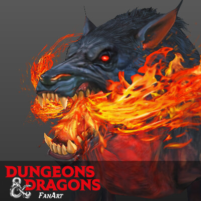 ArtStation - Hell Hound FanArt