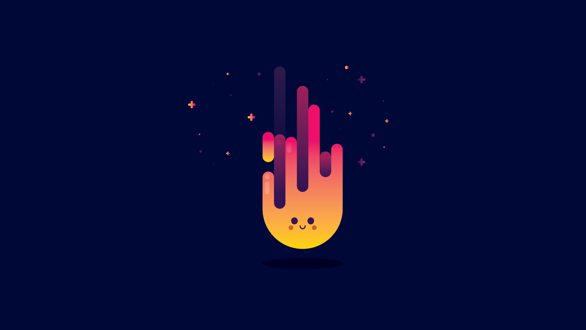 ArtStation - happy fire vector illustration