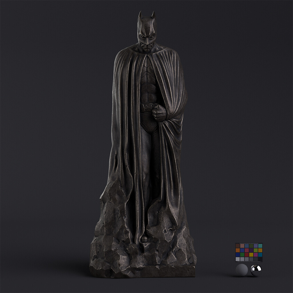 ArtStation - Batman Memorial Statue