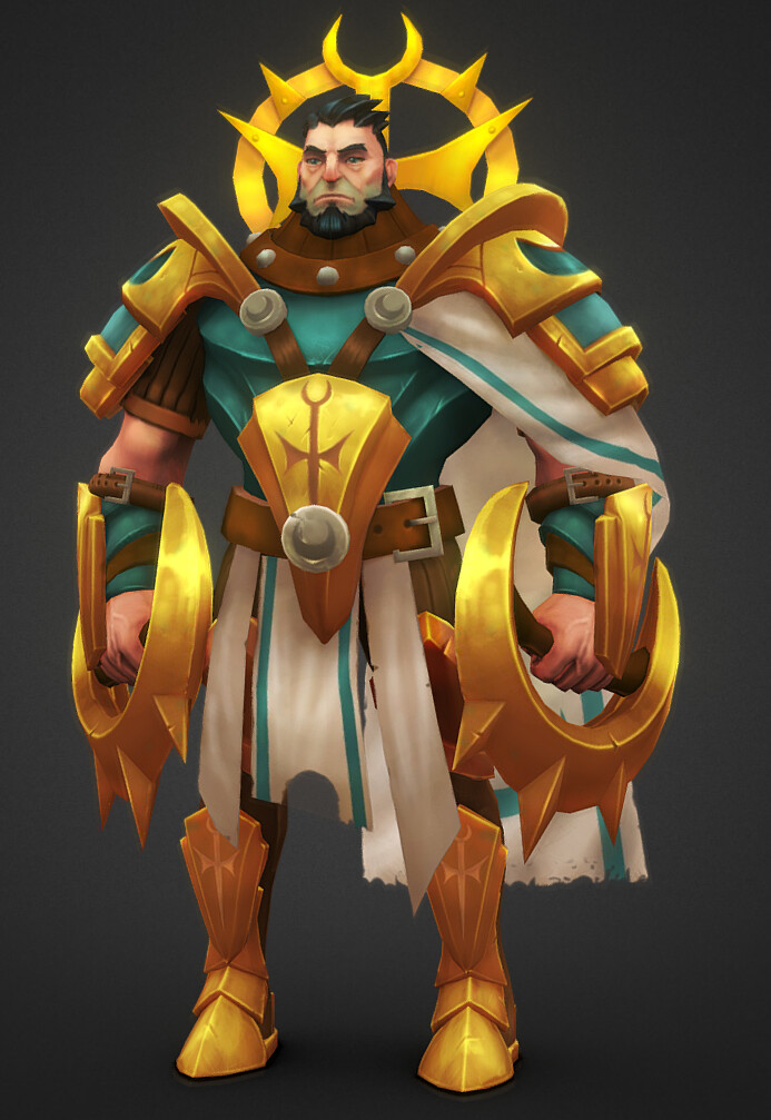 ArtStation - Sun King Paladin