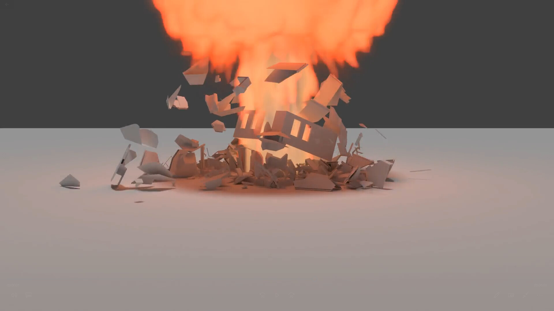 ArtStation - House Explosion Simulation