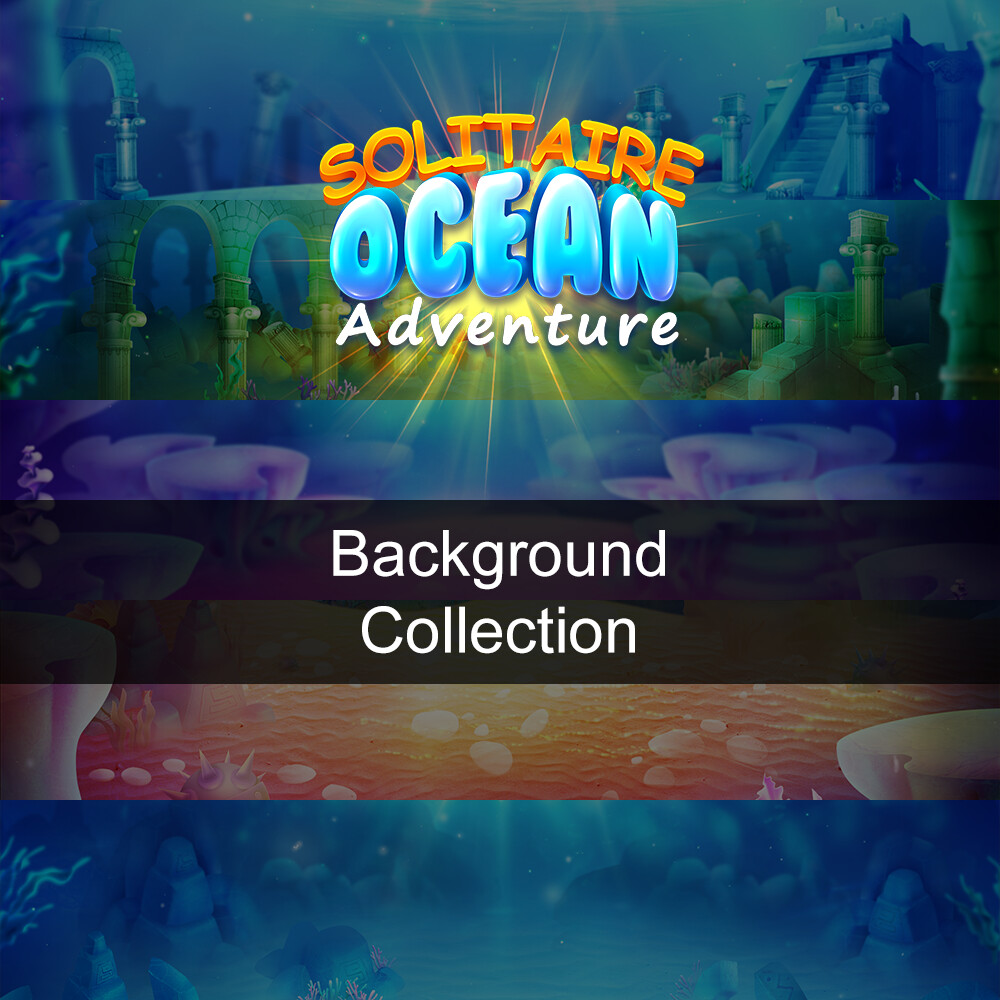 ArtStation - BACKGROUND COLLECTION - ( from Solitaire Ocean Adventure ...
