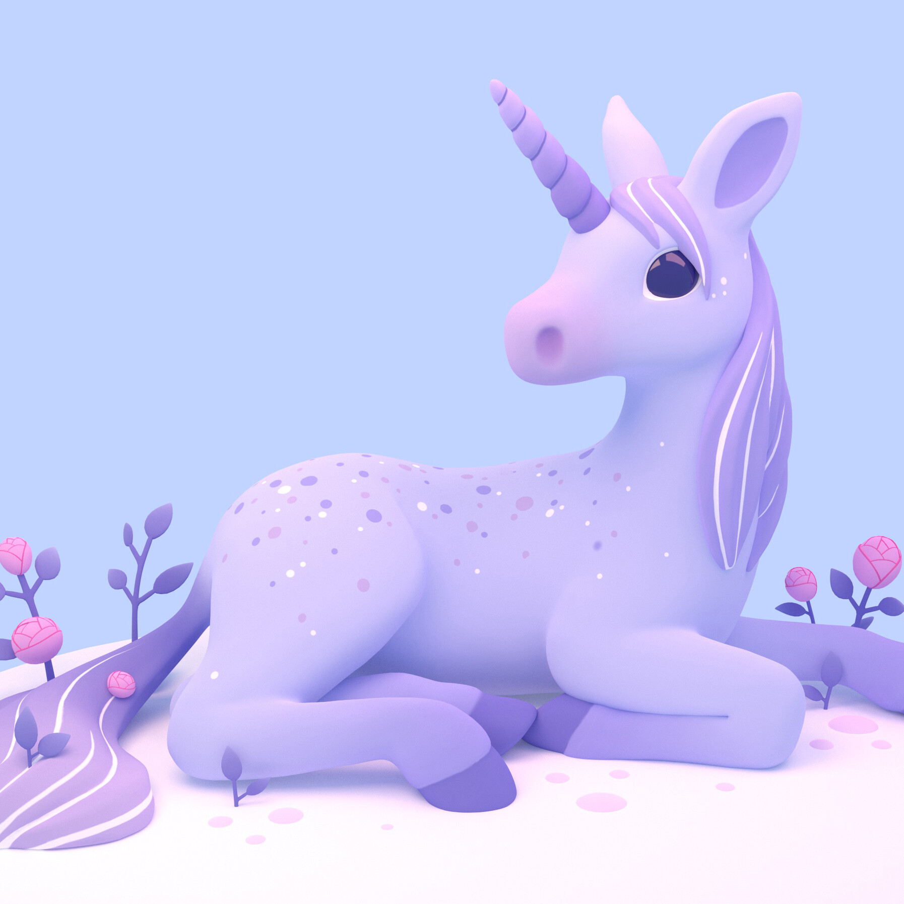 ArtStation - Baby Unicorn