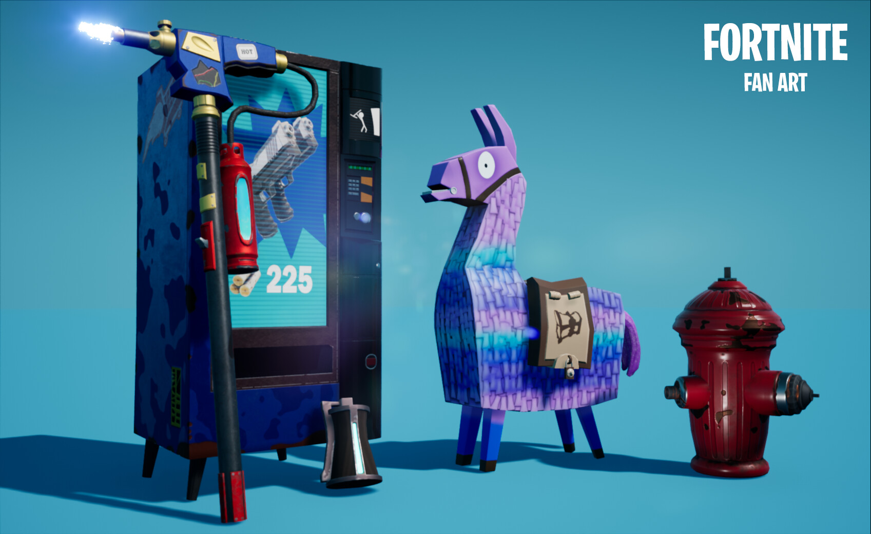 ArtStation - Fortnite Fan Art Prop Pack