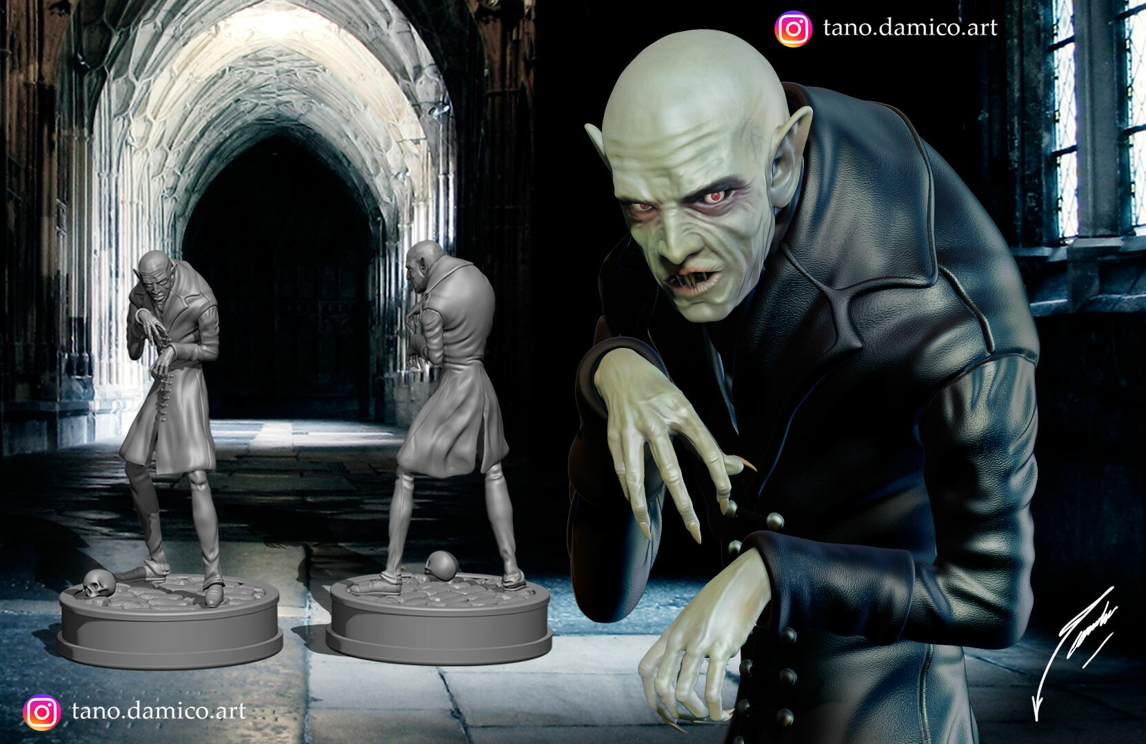 ArtStation - Nosferatu-Zbrush