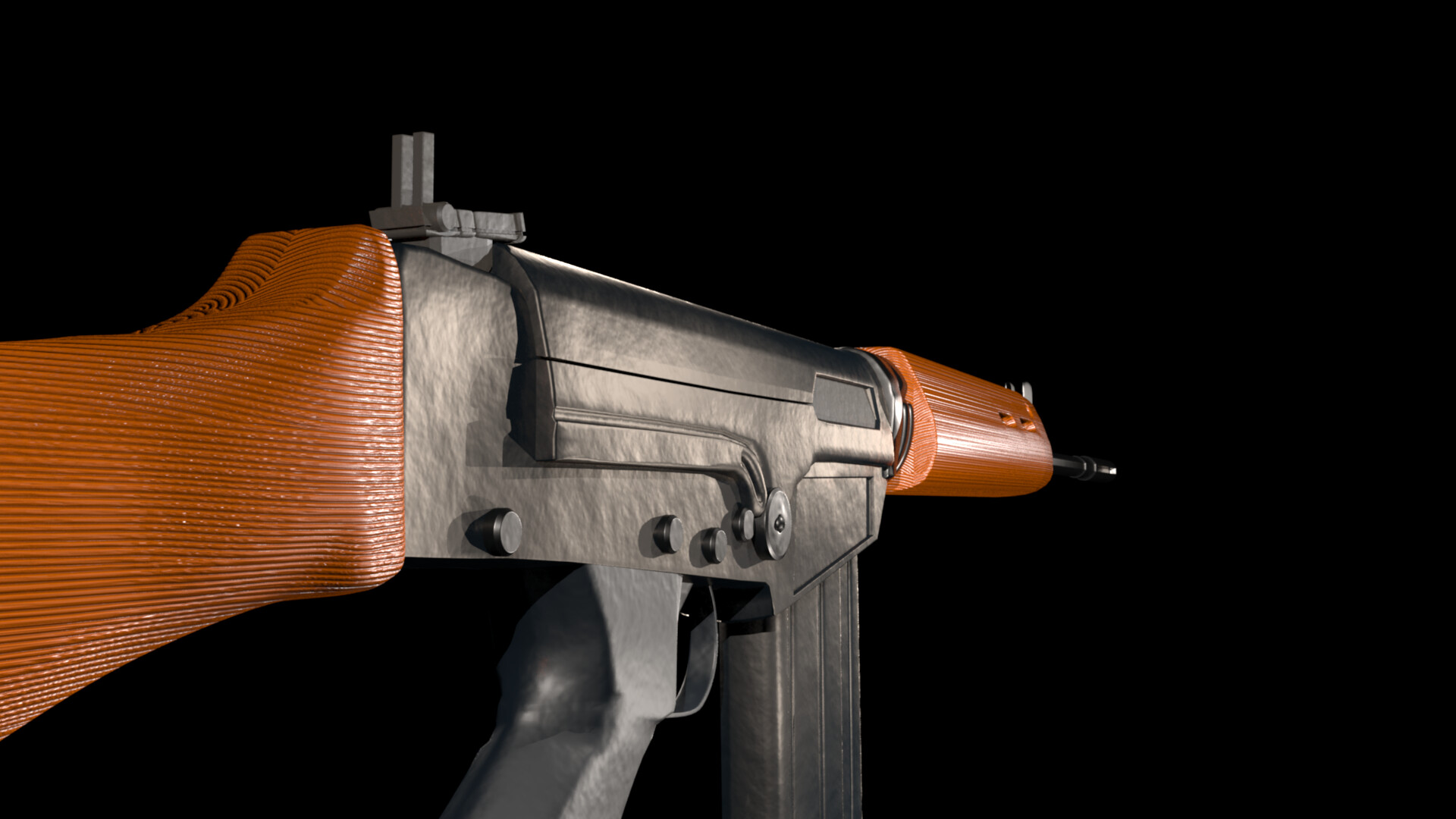 ArtStation - FN FAL CUSTOM MODEL