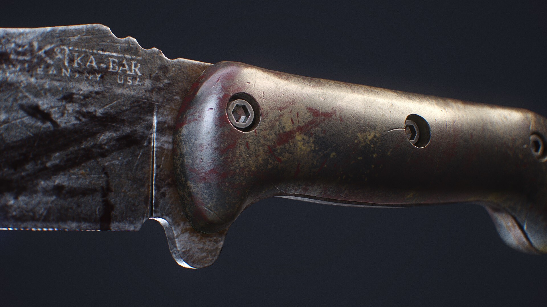 ArtStation - Ka-Bar BK7 Combat Knife