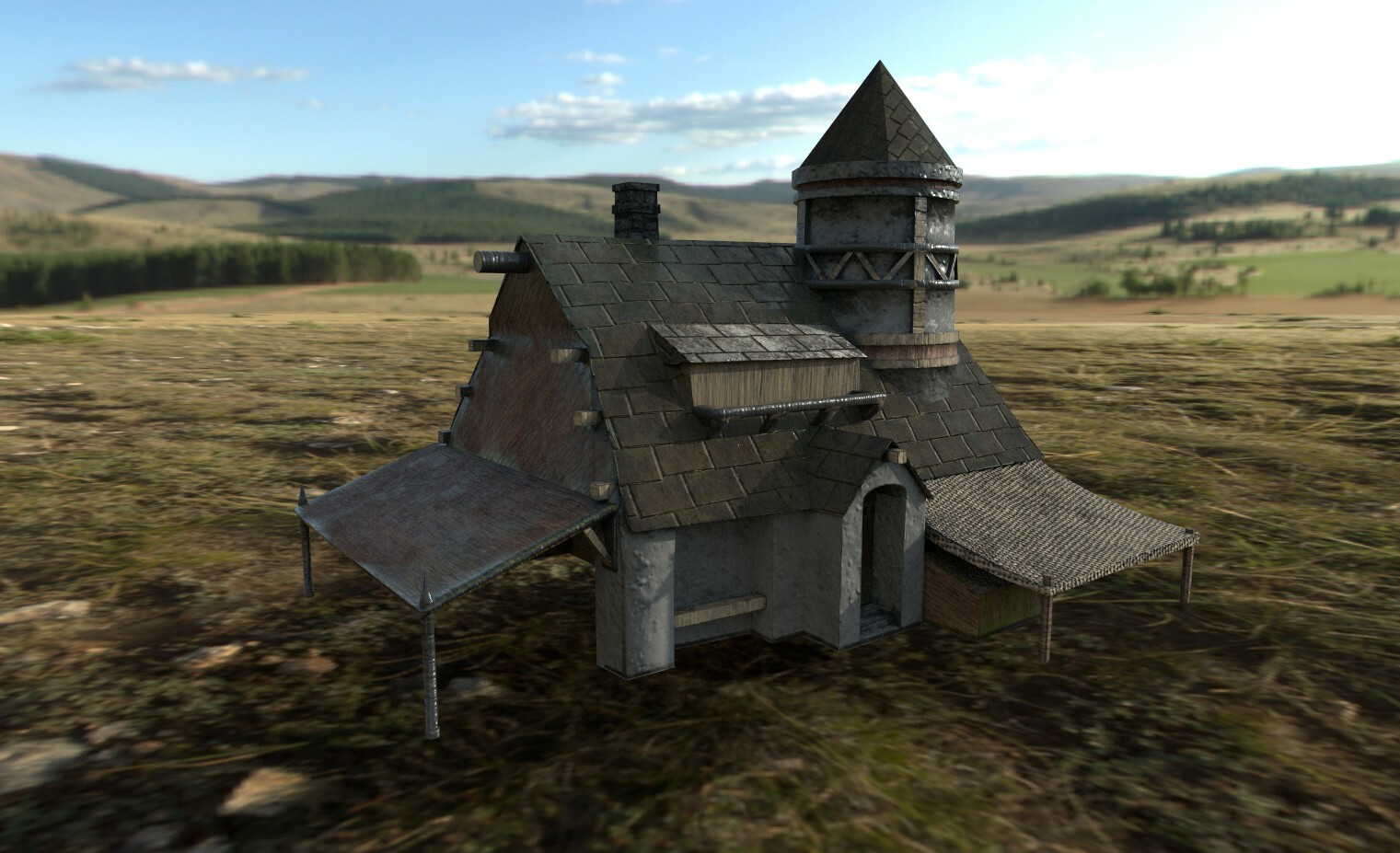 ArtStation - A Medieval Inn