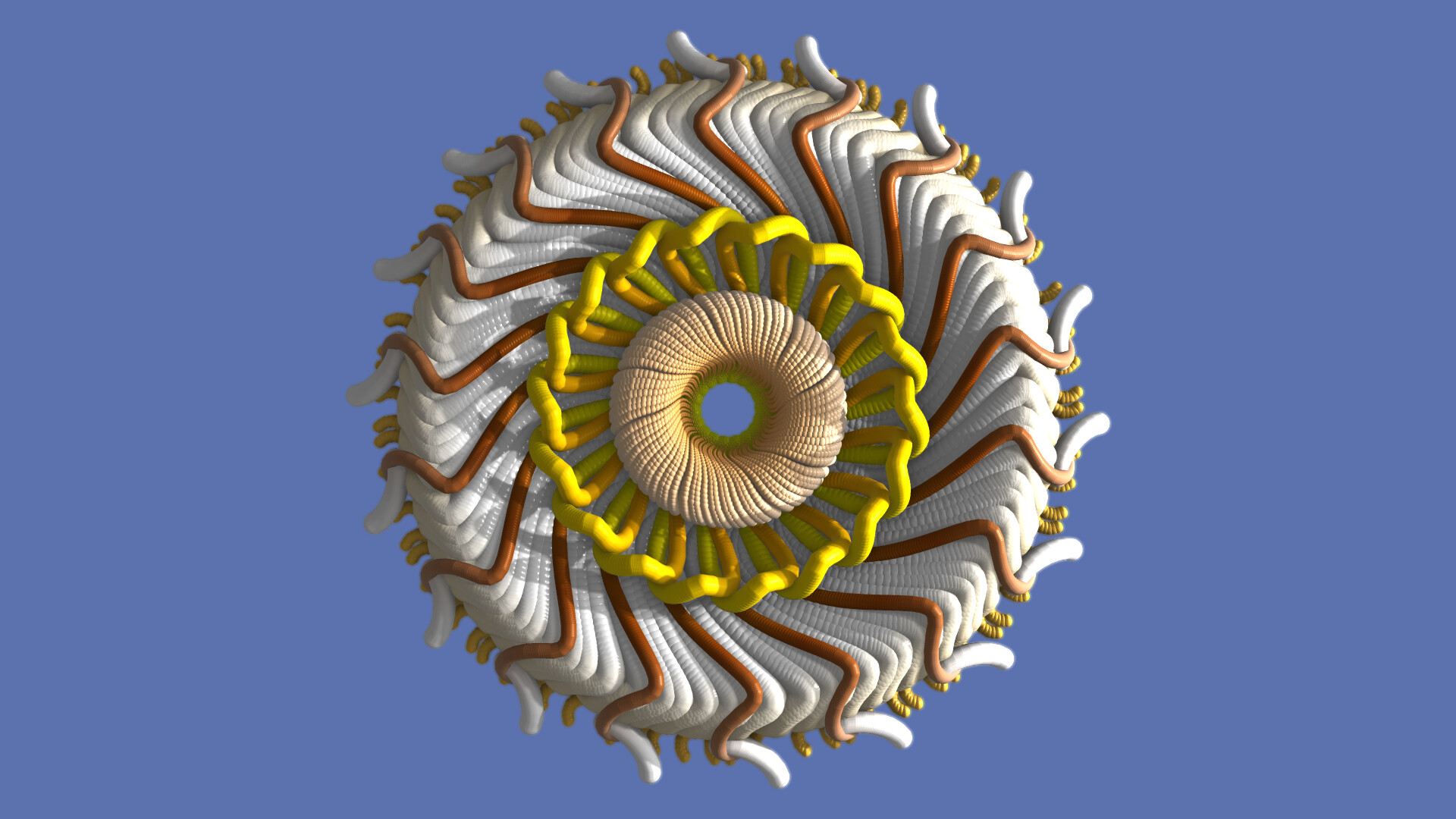 Luxxeon 3d - Mandala Mograph 45 | Surreal 3d Graphics Animation