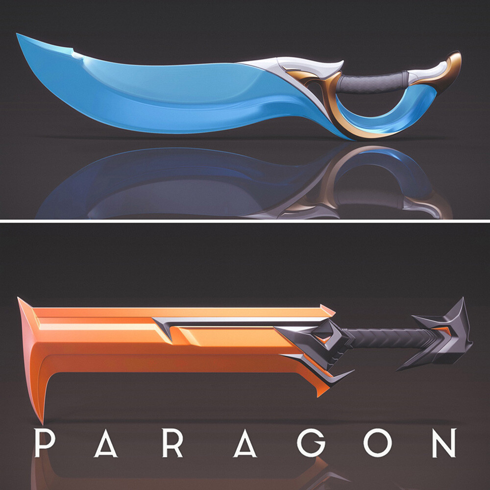 ArtStation - Paragon Minion Weapons
