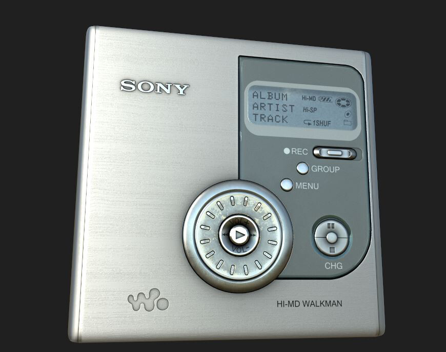 ArtStation - Substance Designer MiniDisc Player