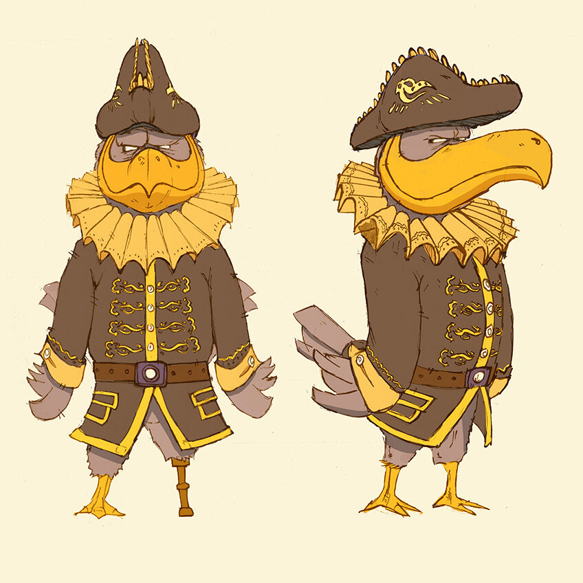 ArtStation - Captain Hat character design