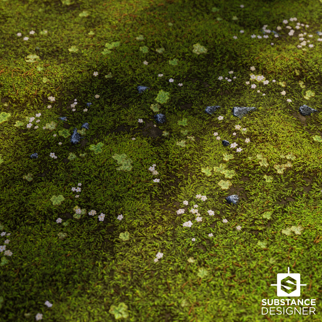 ArtStation - Moss study