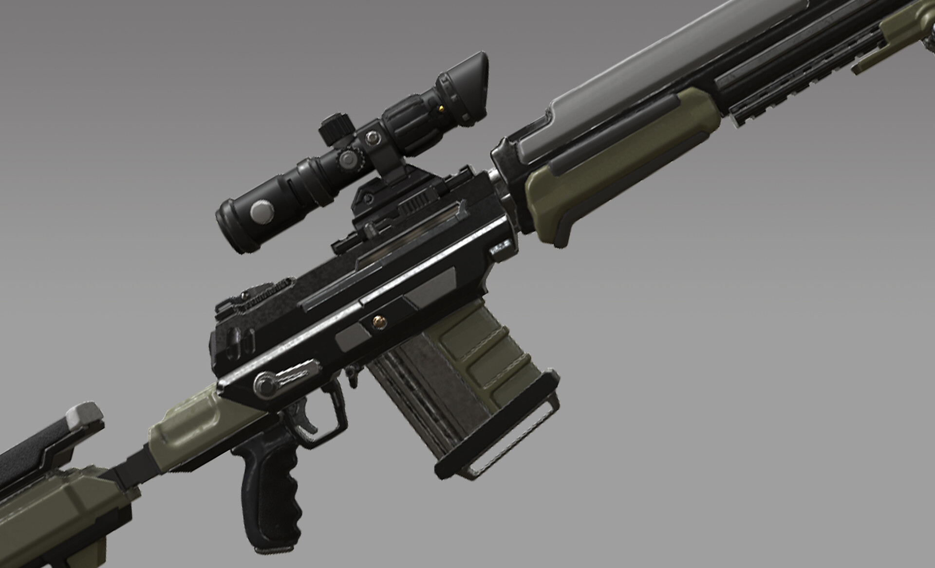 ArtStation - Sniper rifle