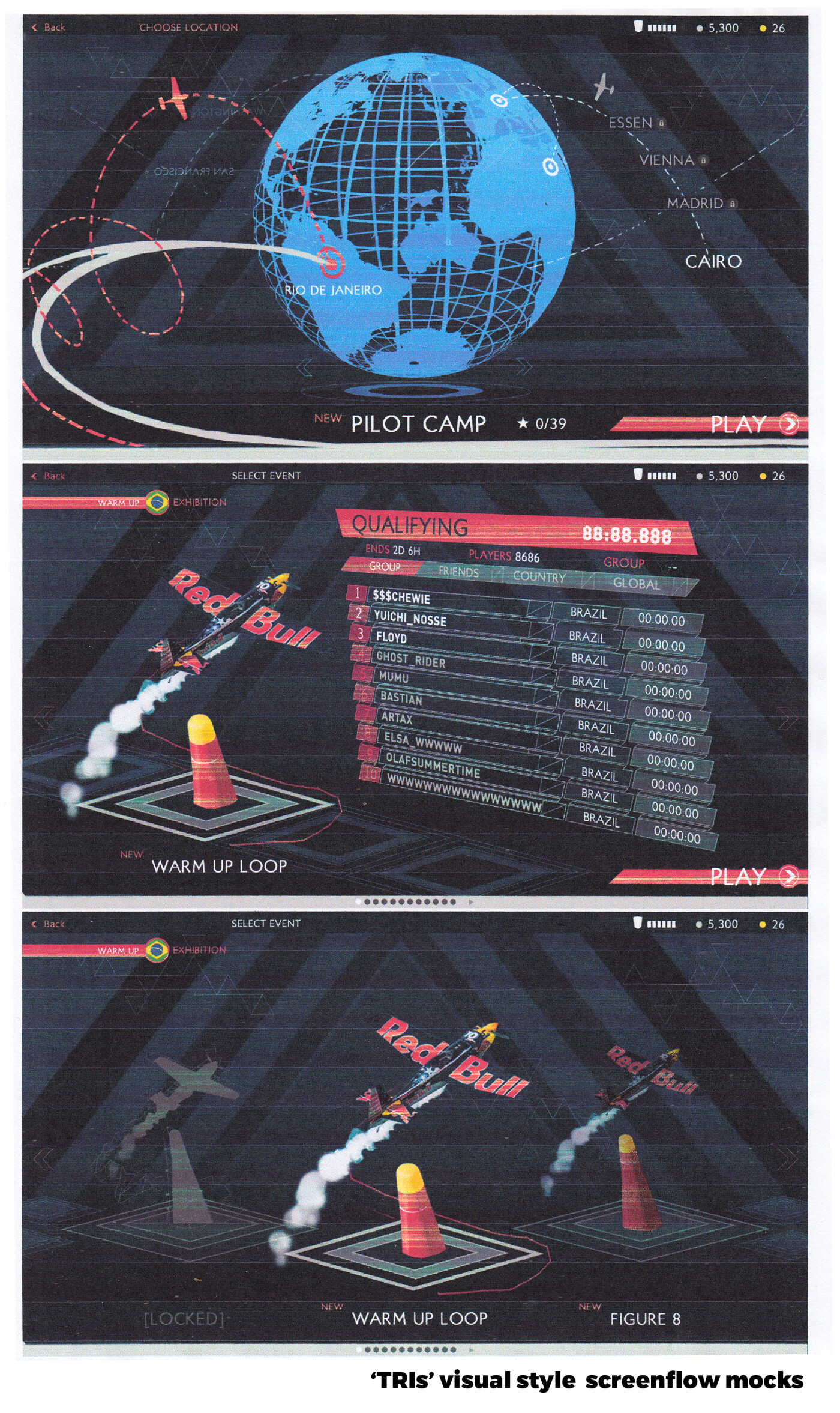 ArtStation - Air Race GUI