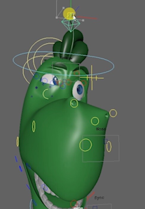 ArtStation - Cartoony rig with joint based facial setup