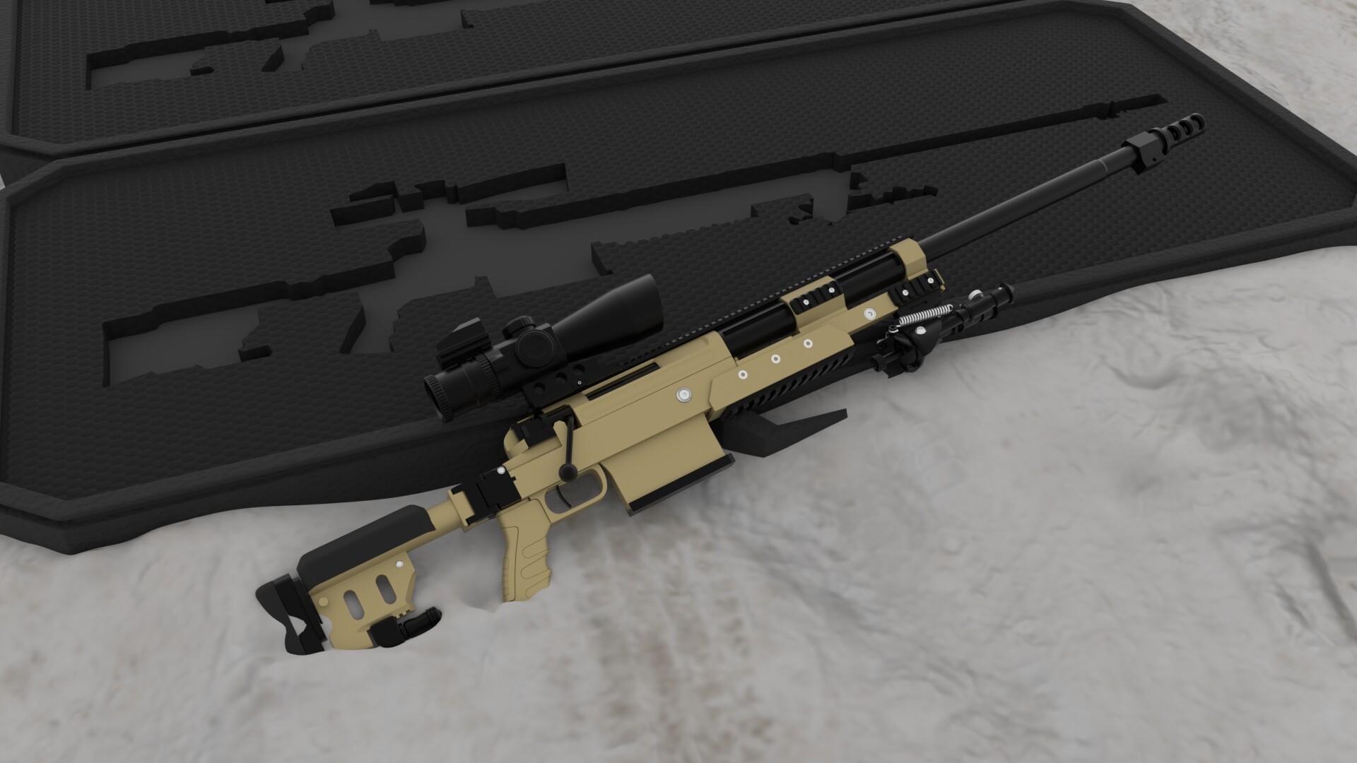 ArtStation - G29 - Sniper Rifle