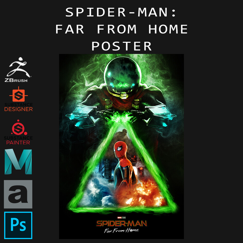 ArtStation - Talenthouse - Spider-Man: Far From Home Artwork