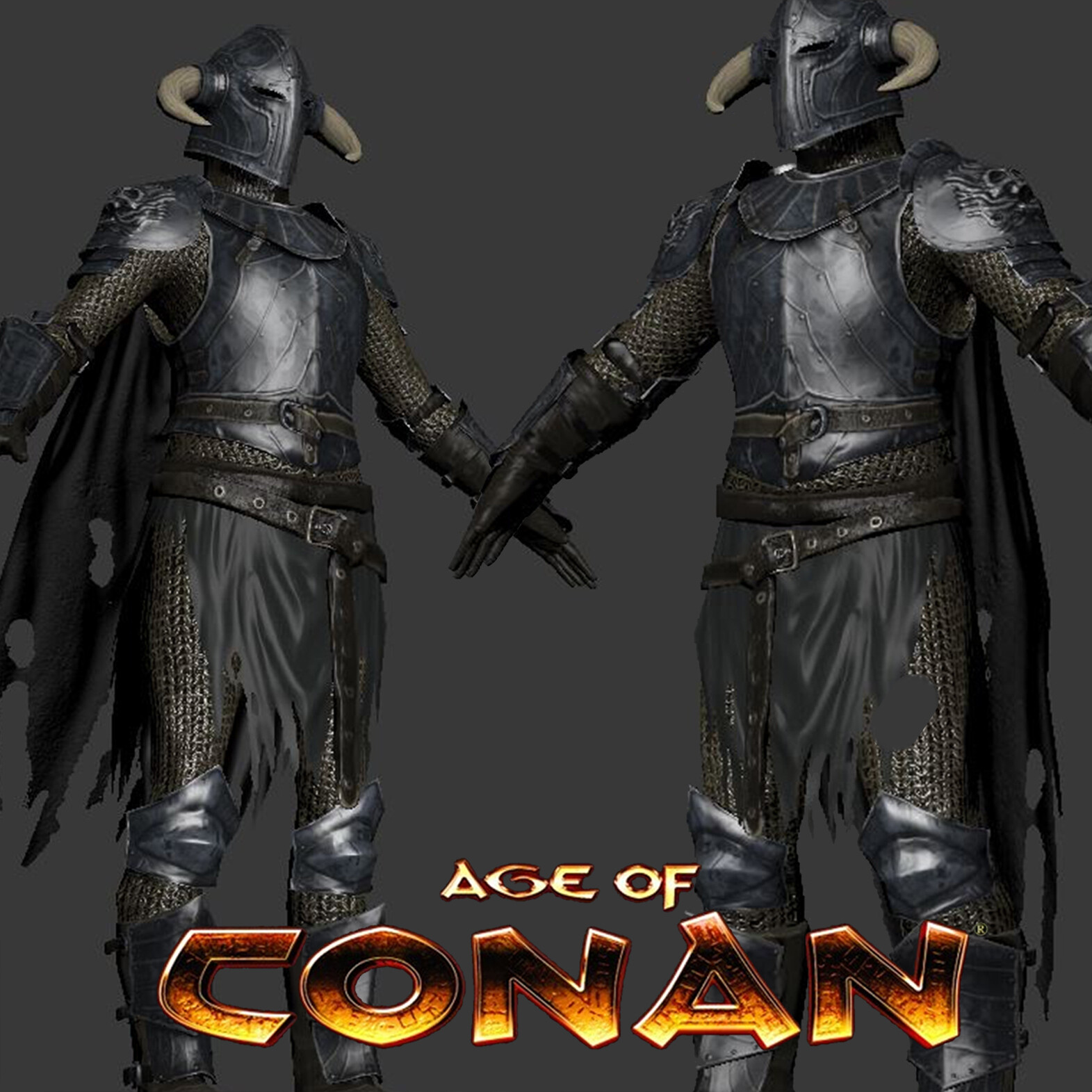 ArtStation - Age of Conan: Deaht knight Armor , Seven Storme