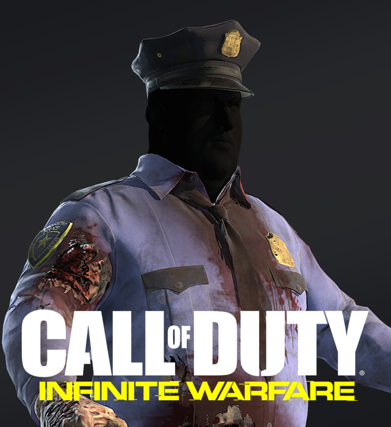ArtStation - Call of Duty: Infinite Warfare Police Officer Zombie