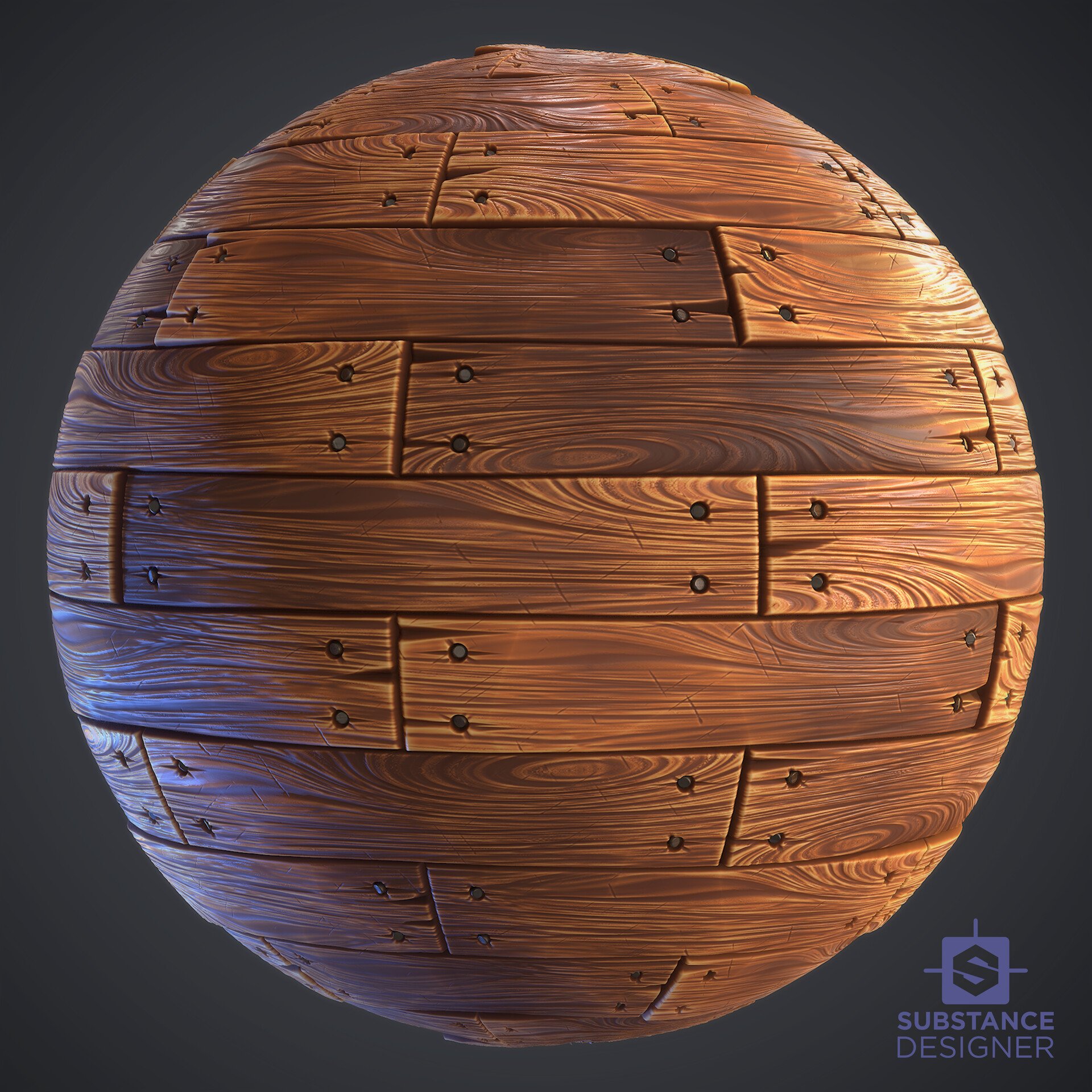 ArtStation - Stylized Wood Planks