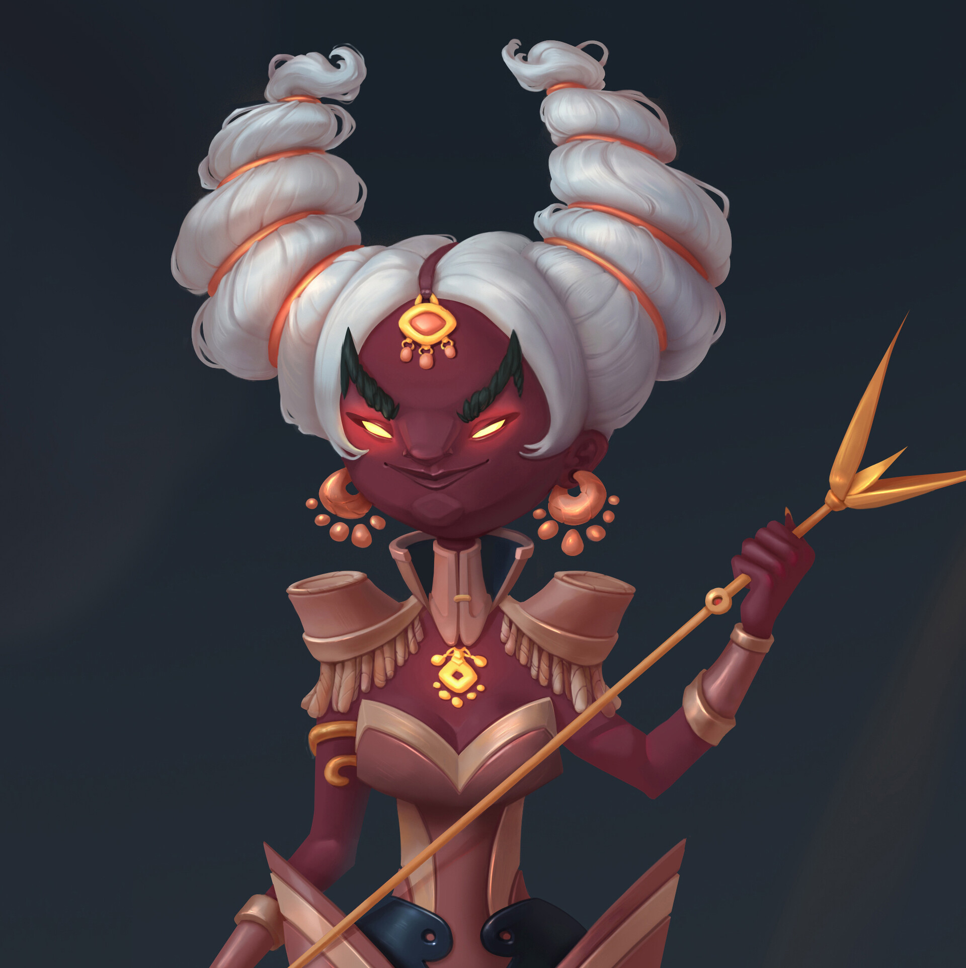 ArtStation - ASHA goddess of the underworld. Аша - богиня подземного ...